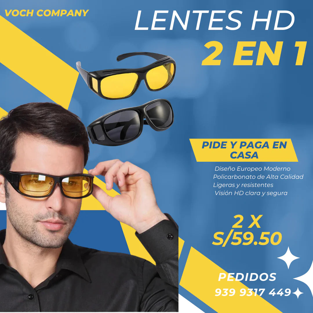 Lentes Vision HD 2en1 – CUIDADO PERSONAL SHOP